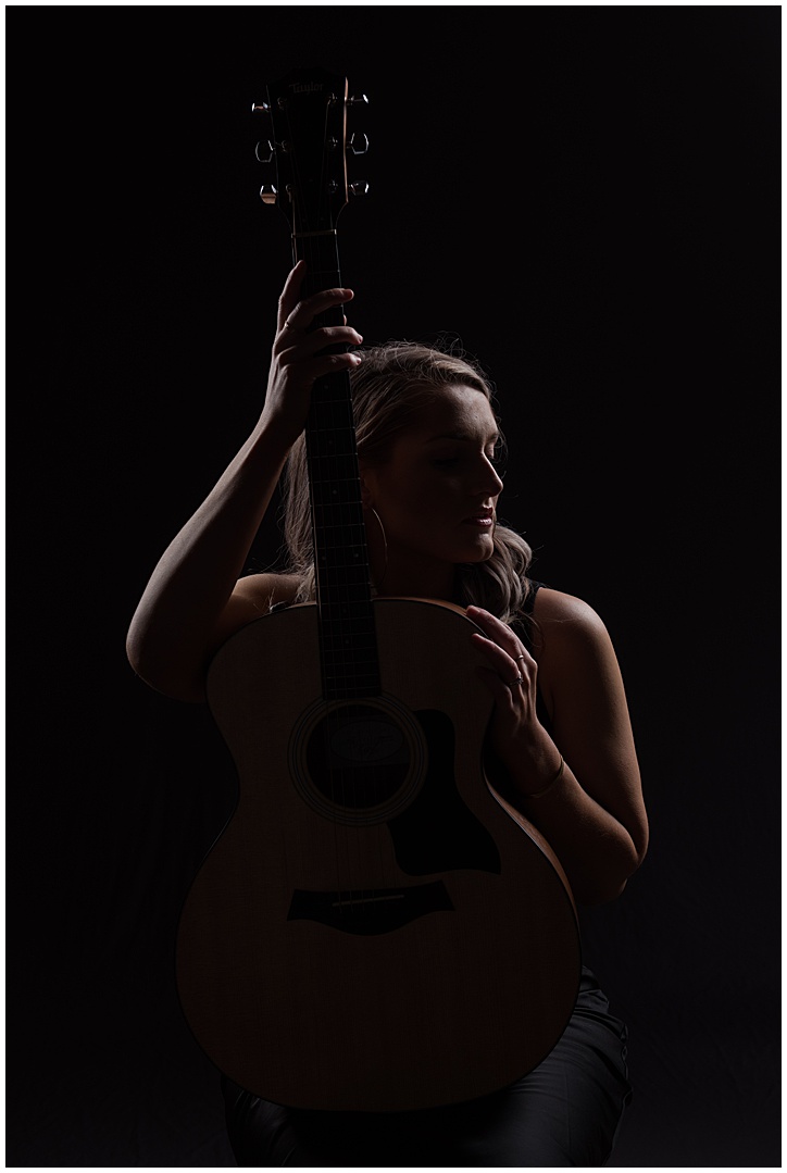 Dramatic Guitar Portraits | Julie the Photographer